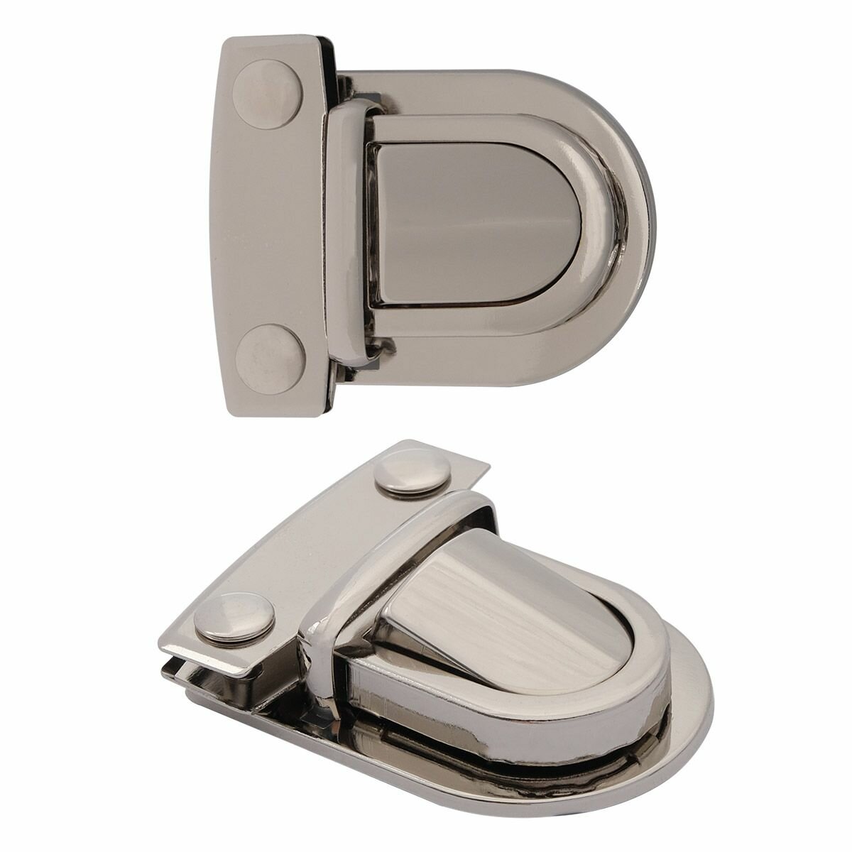 Замок портфельный, 43*50 мм, Hobby&Pro (никель)