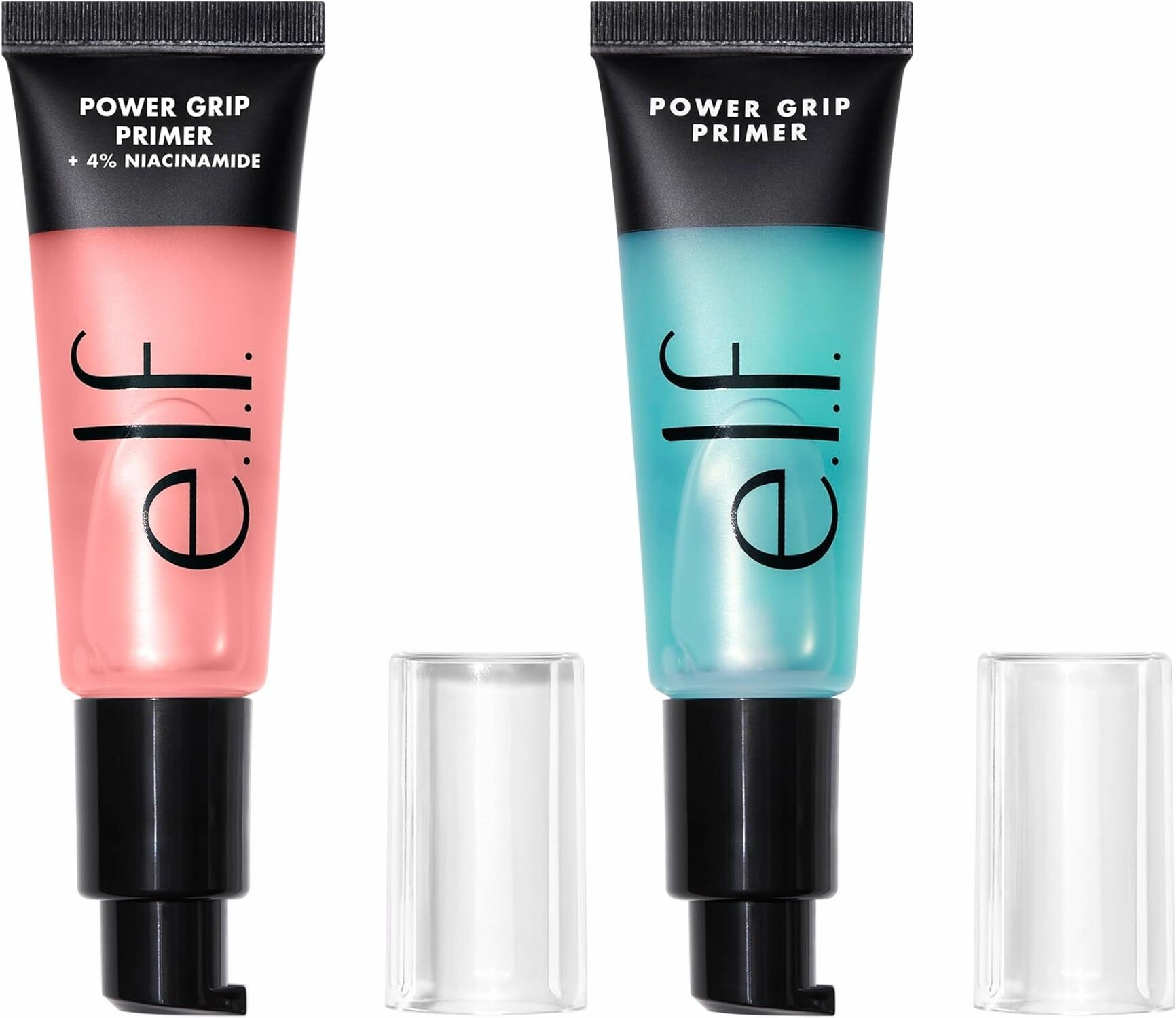 Elf Набор праймеров e.l.f. Power Grip Primer + 4% Niacinamide + Gel-Based & Hydrating, 2х24 мл
