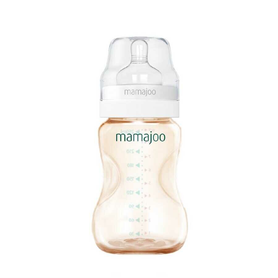MAMAJOO - Бутылочка для кормления антиколиковая 6+ Gold Feeding Bottle, 250 мл