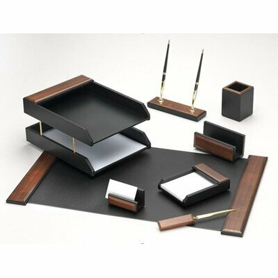 Набор настольный T8G-1А из темного ореха на 8 предметов, Тайвань, 407845