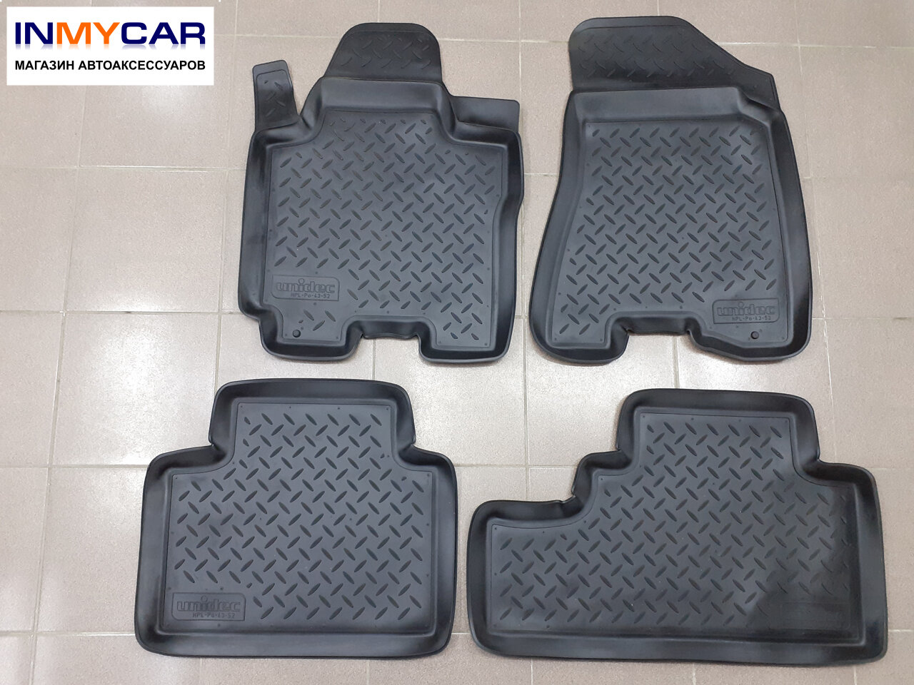 Коврики в салон Kia Sportage 2 (04-10), полиуретан