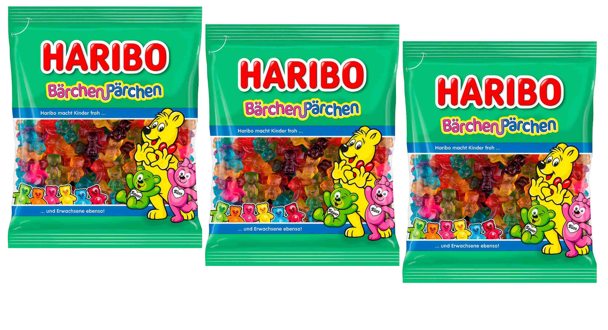 Мармелад Haribo BRCHEN-PRCHEN,( Медвежья пара), ( 3шт. х 160гр)