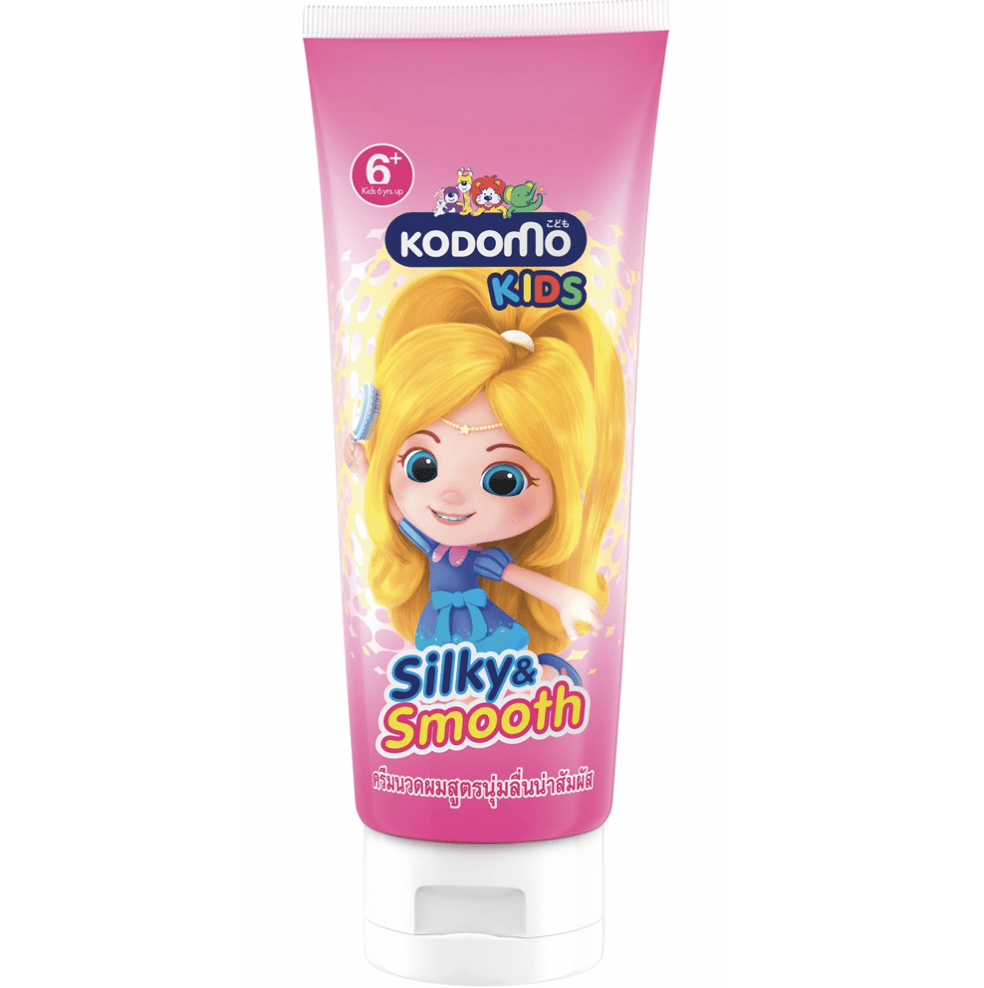 Детский кондиционер для послушных и шелковистых волос Lion Kodomo с маслом примулы и В5 150 мл.