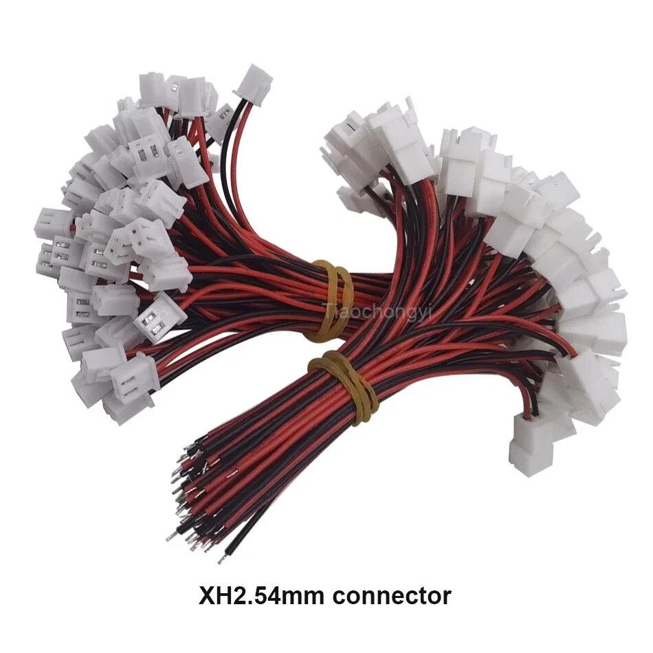 JST разъемы 1,25/2,0/2,54 2P 5 Pairs, XH 2.54MM 10cm