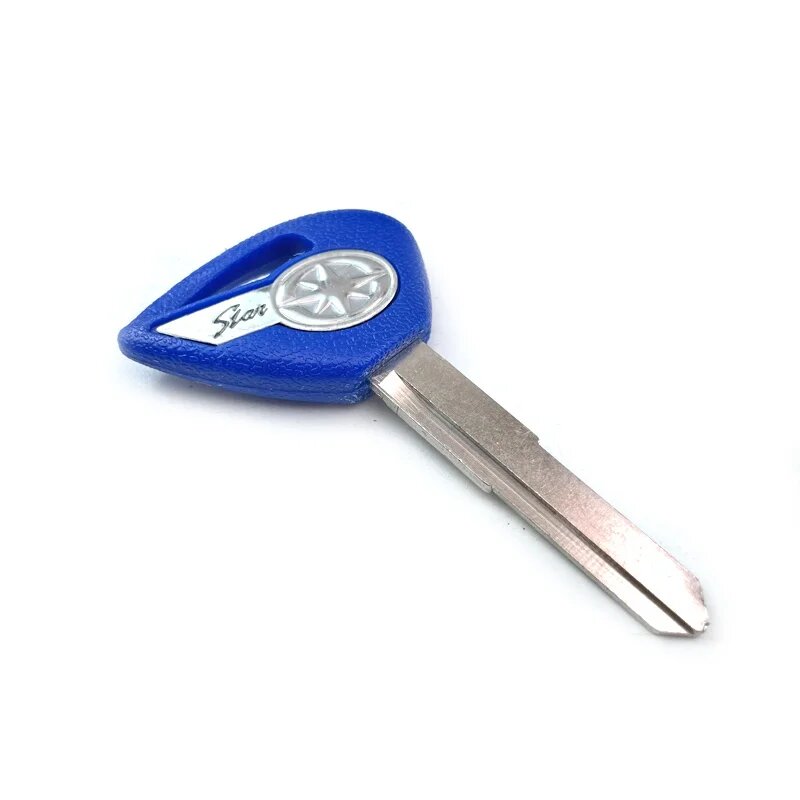 Подходит для YAMAHA Dragstar V-Star DS XV1900 XVS1300 XVS950/400/650 Blank Key Uncut Синий, blue