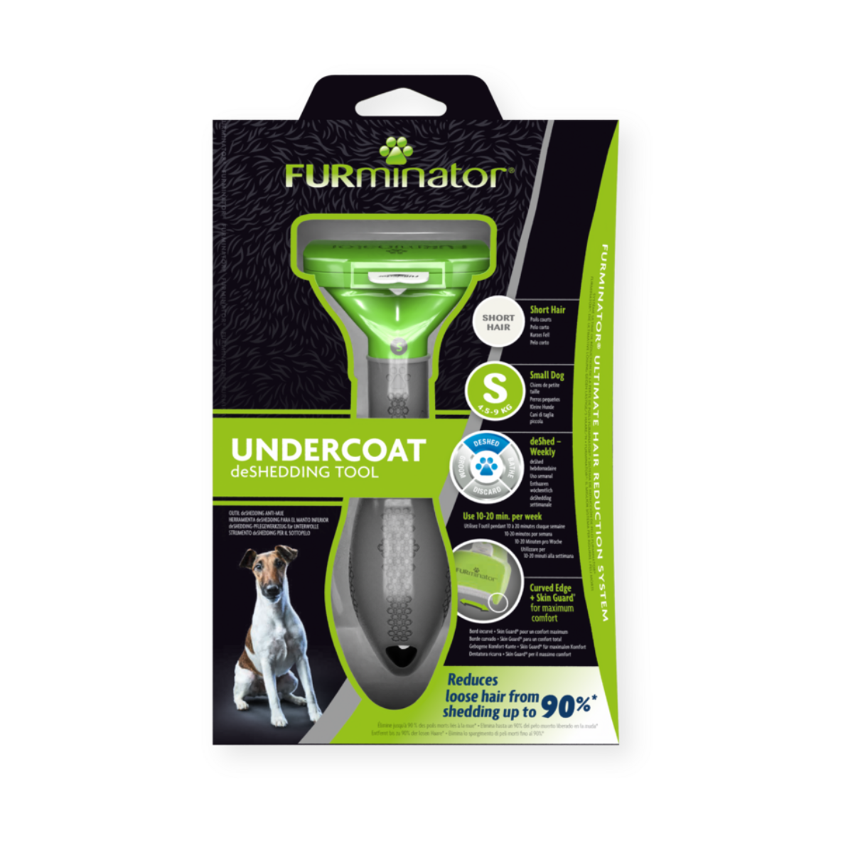 Фурминатор FURminator S для мелких собак с короткой шерстью