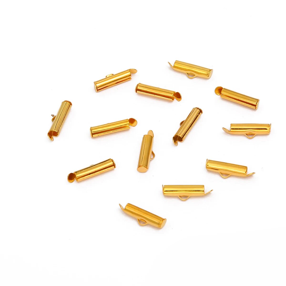 Заключения для ювелирных изделий younuoqi, металлические, 10-40 мм 20mm 50pcs, Gold