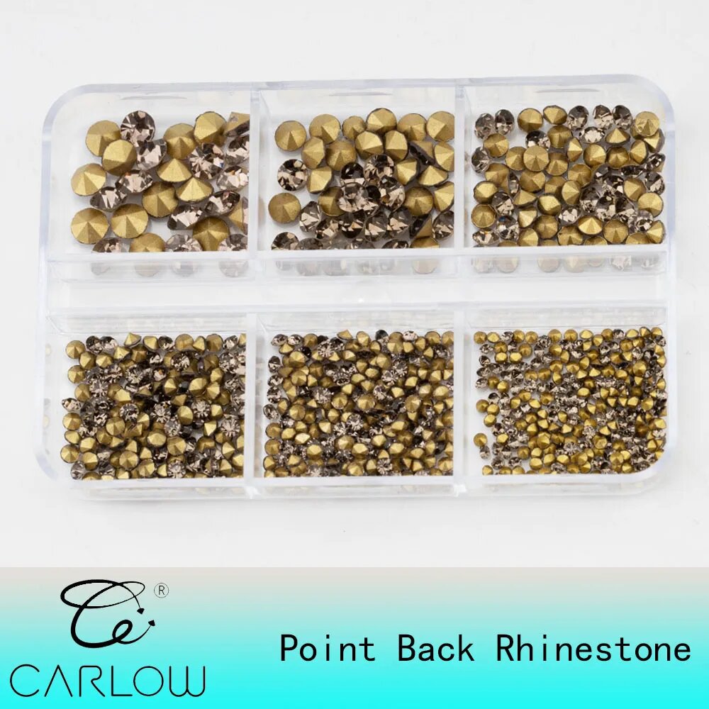 Стразы Point Back Smoked Topaz CARLOW