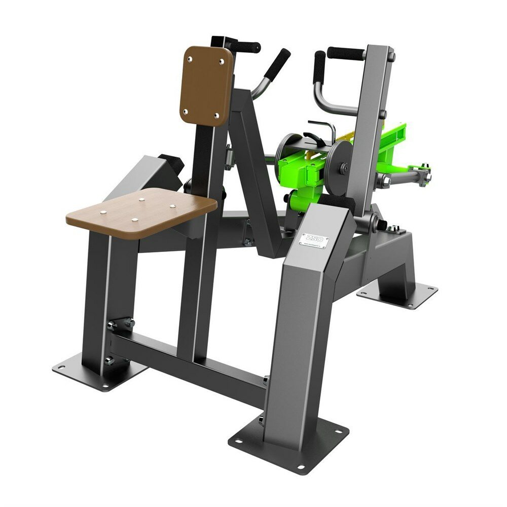 ZAVODSPORTA Power-1809 Уличный тренажер Наклонная тяга с переменной нагрузкой ZAVODSPORTA pantone 382C (другие цвета опционально)