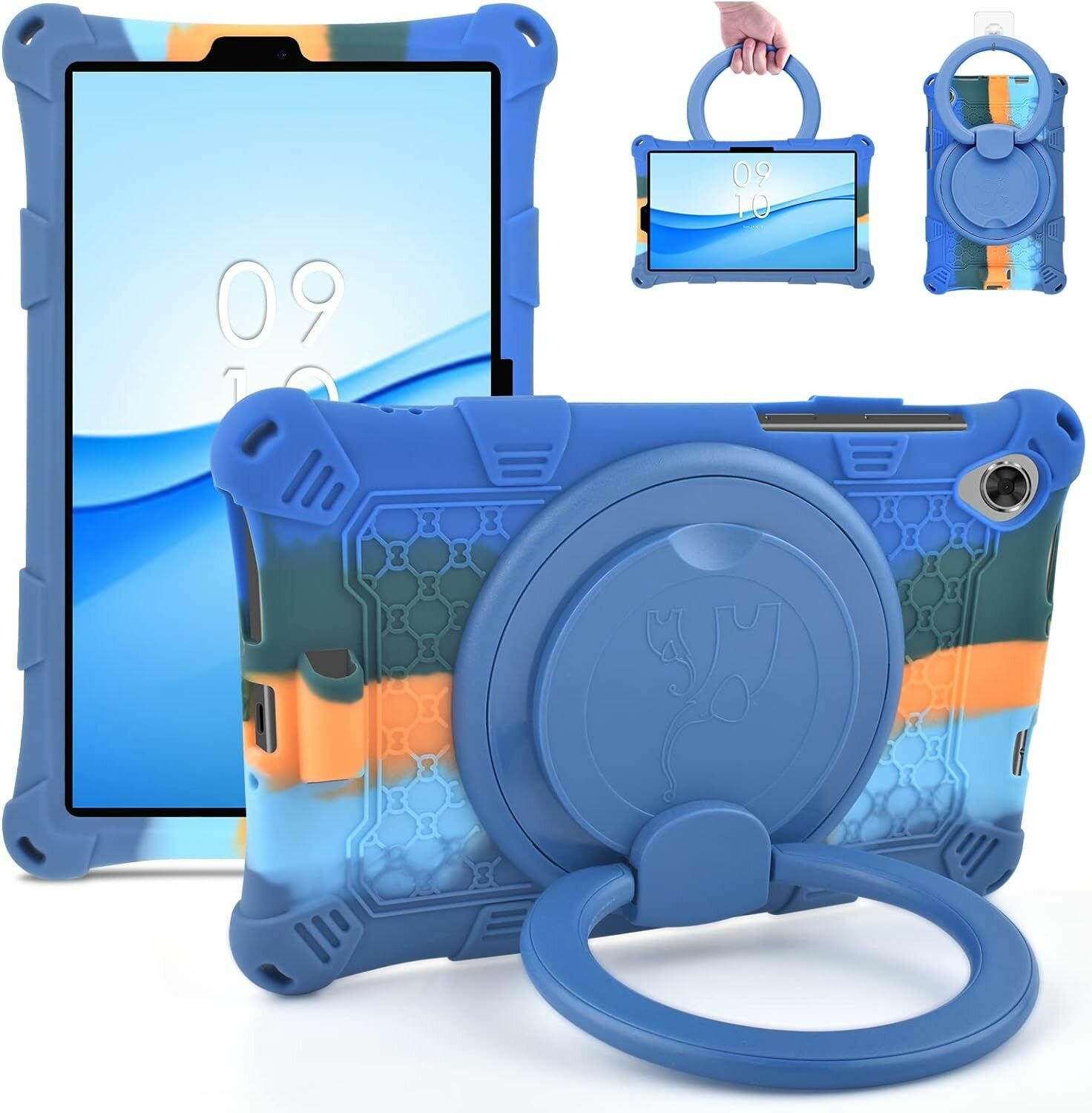 Вращающийся силиконовый детский чехол MyPads для Lenovo Tab M8 8