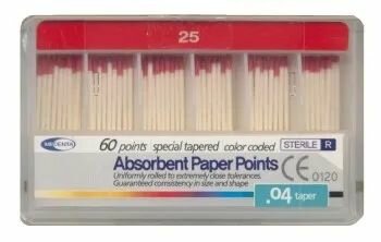 Штифты бумажные конус 04 (60шт) №25, мета