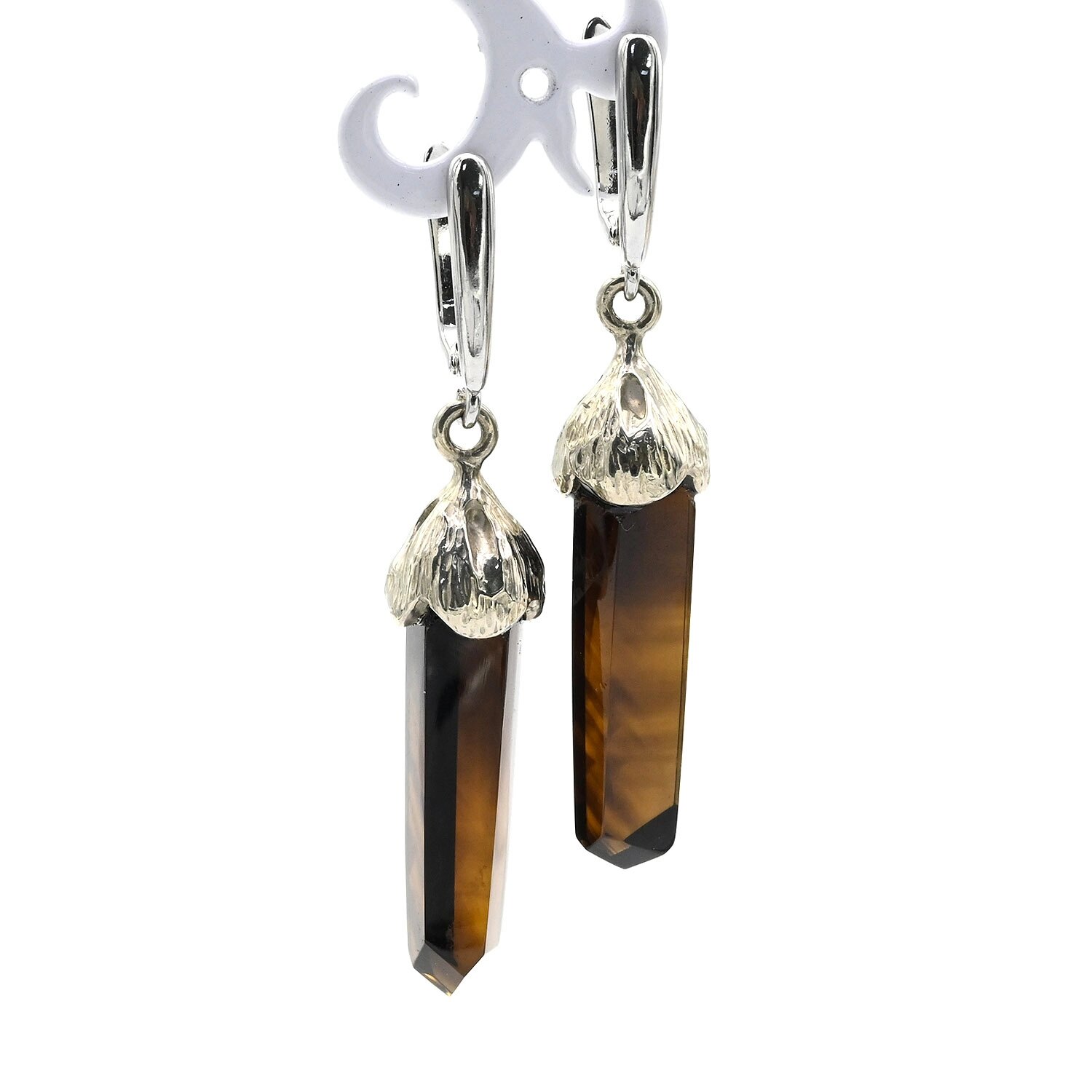 Серьги, морион