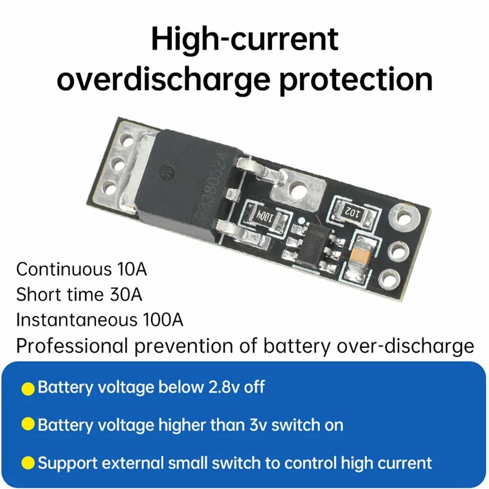DC 0-5V 1S 10-30A литий-ионный BMS PCM плата защиты аккумулятора Pcm для 18650 32650 аккумуляторных блоков аксессуар для электроинструмента