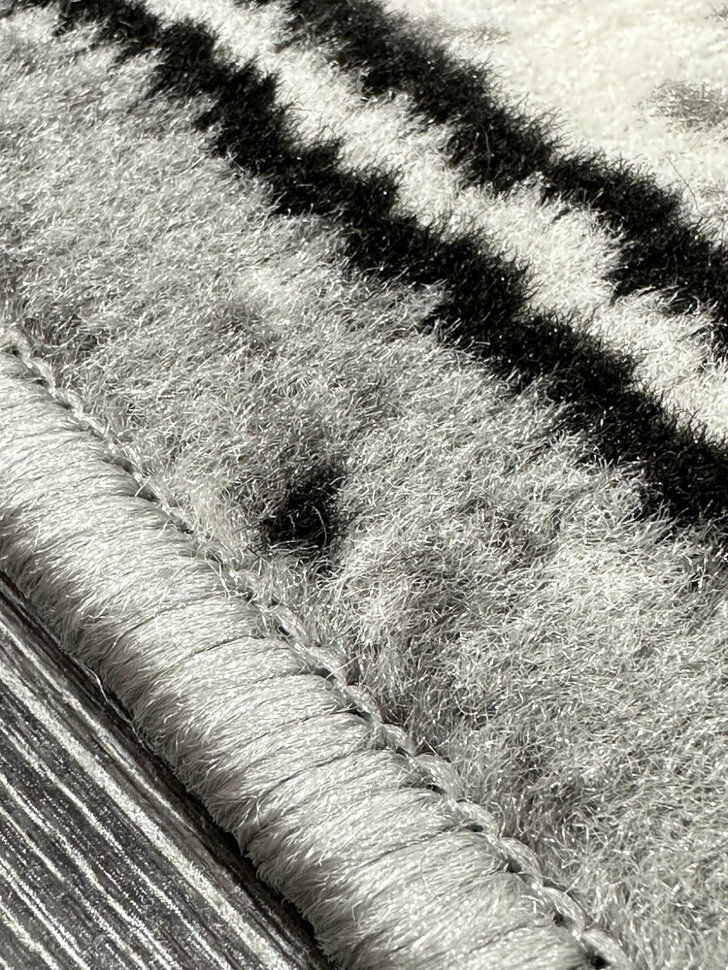 Ковер, Прямой, Серый, Бежевый, Черный, Современный, Геометрический, на пол, в гостиную, спальню, в ассортименте (60 см. на 100 см.)