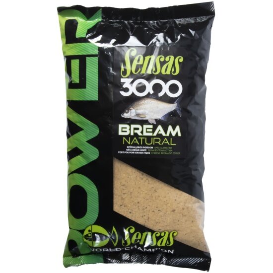 Прикормка Sensas 3000 POWER BREAM Natural 1кг