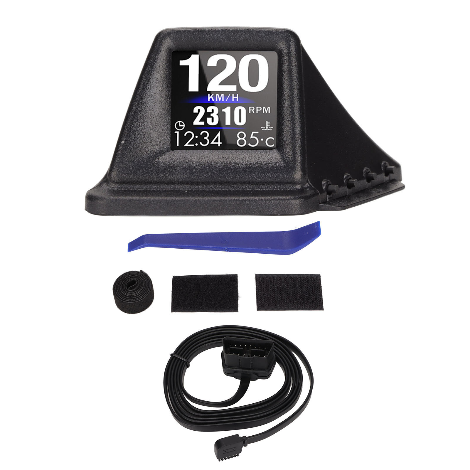 Черный автомобильный проекционный дисплей, многофункциональный двухрежимный OBD GPS-навигатор, 4 сигнализации для автомобиля.