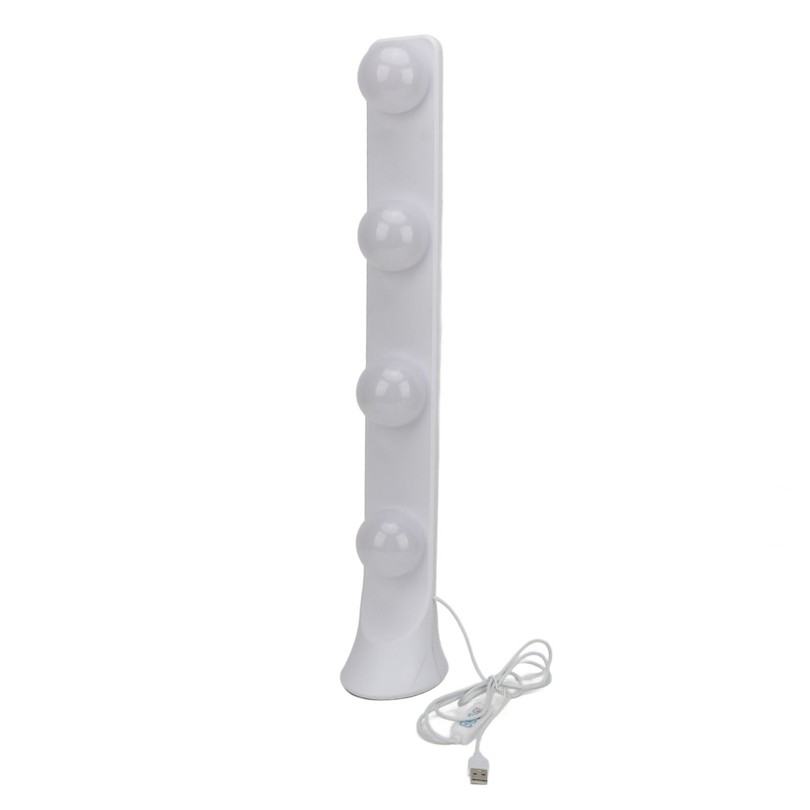 Светодиодные люстры для ваниты 4 светодиодных лампочки портативный свет для макияжа 3 температуры цвета подсветка для стриминга яркий световой палец для гардеробной ванитовый столик белый USB A 452г 6500K 4000K 3000K ABS