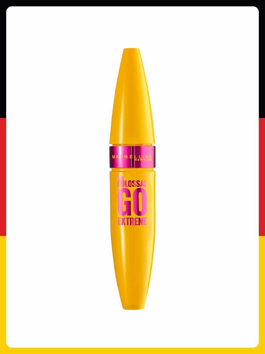 Тушь для ресниц Maybelline New York Volum' Express The Colossal Go Extreme Very Black, 9.5 мл