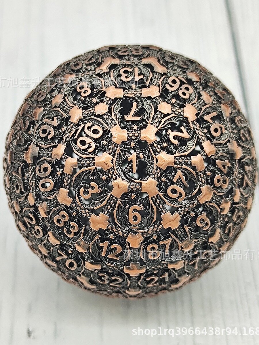 Игровой набор "Дракон и подземный город", 10 костей, D100, TRPG, COC, DND