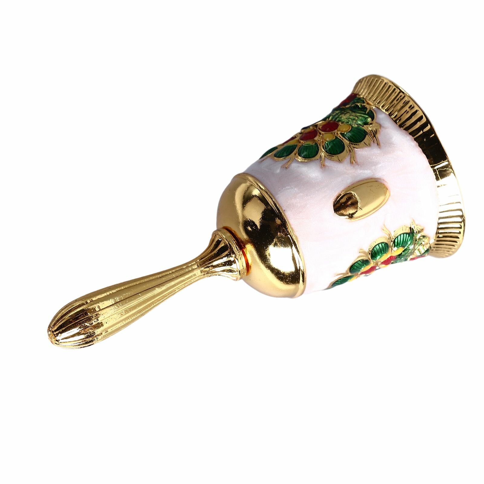 Ретро колокольчик из сплава для дома, свадьбы и дрессировки с чистым звонким звуком и удобной ручкой