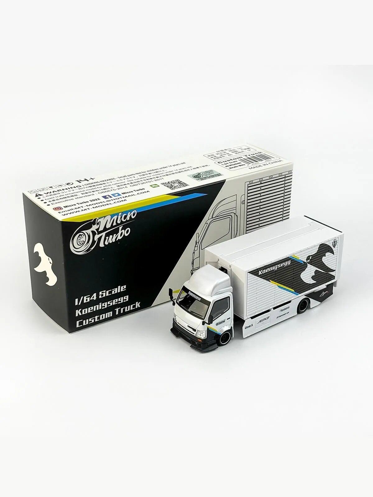 Машинка MicroTurbo MT 1/64 Gull-wing doors modified landing truck Koenigsegg paint Die-cast Alloy Car Model Collection Display Gift