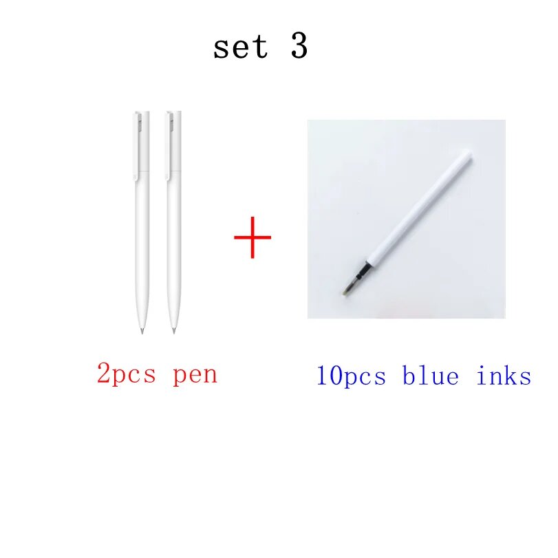 Гелевые ручки Xiaomi Mijia MJZXB01WC черные 0,5 мм