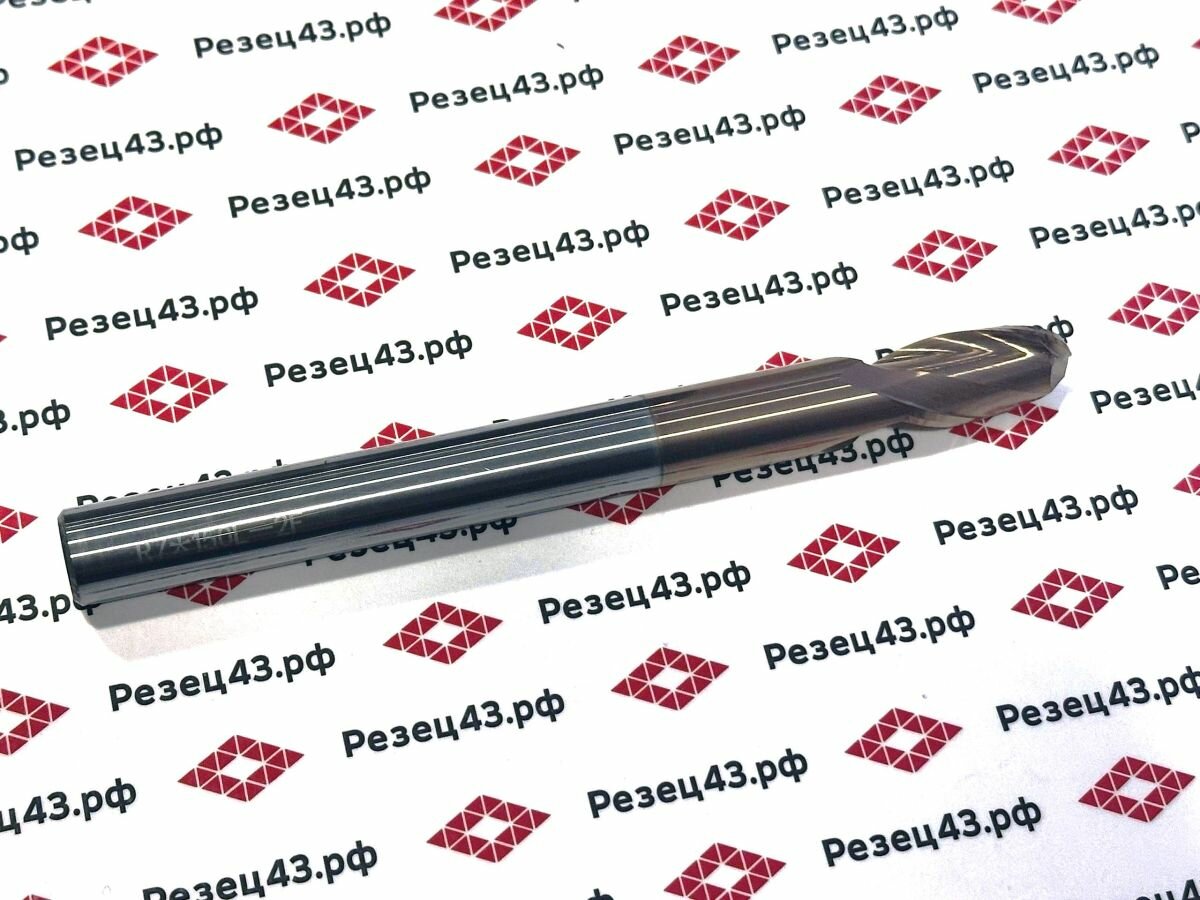 Сферическая фреза R7 D14-D14-150 2Z , сталь (HRC55)