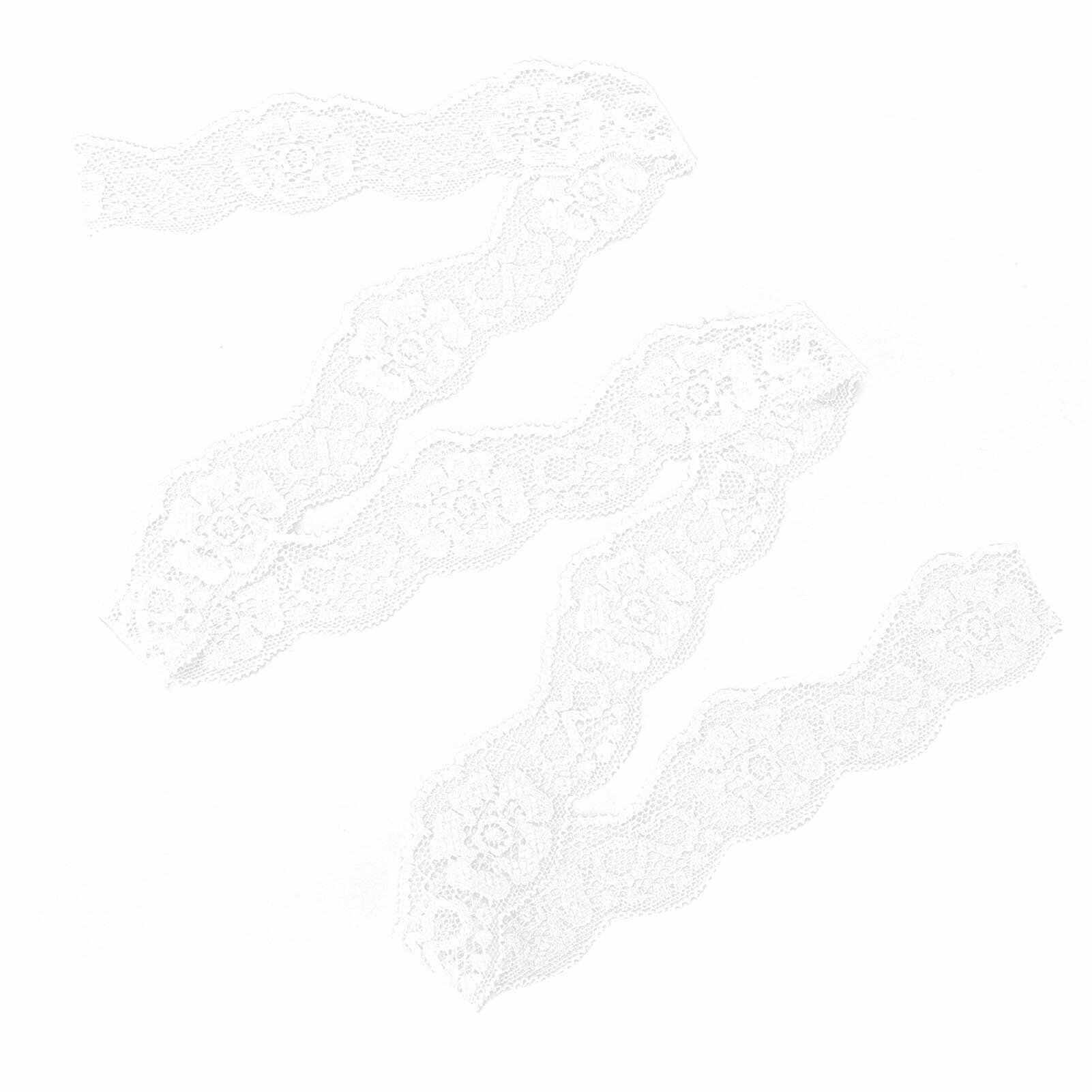 Кружевная лента 10 ярдов (9,14 м), винтажное кружево шириной 3 см / 1,2 дюйма, цветочный кружевной материал для свадебного декора, упаковки подарков, DIY-поделок и шитья.