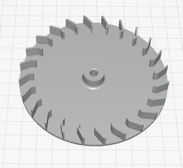 Крыльчатка для сушилки овощей Redmond RFD-0158 (3D печать)