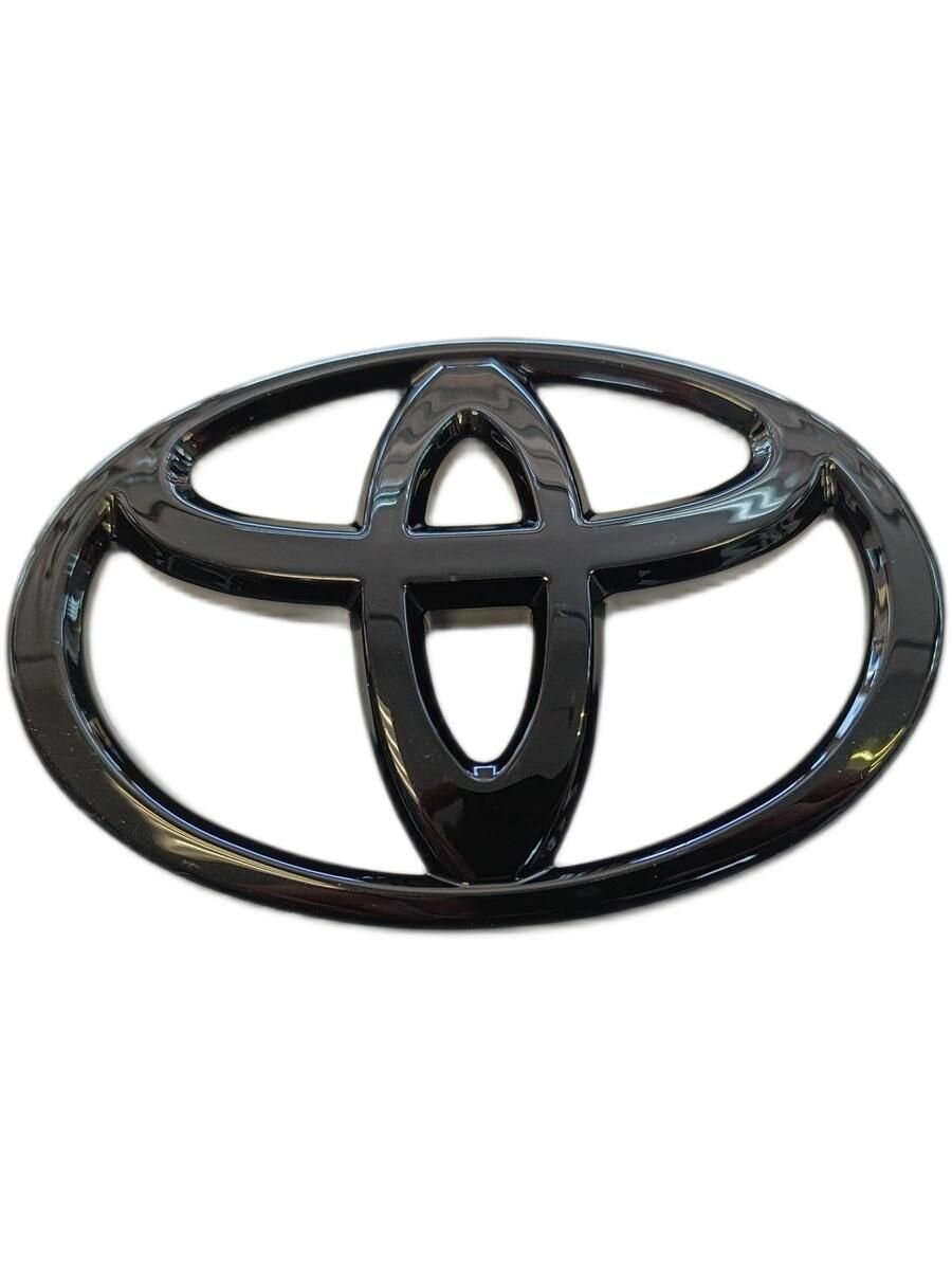 Эмблема Toyota 110 х 75 мм Черная