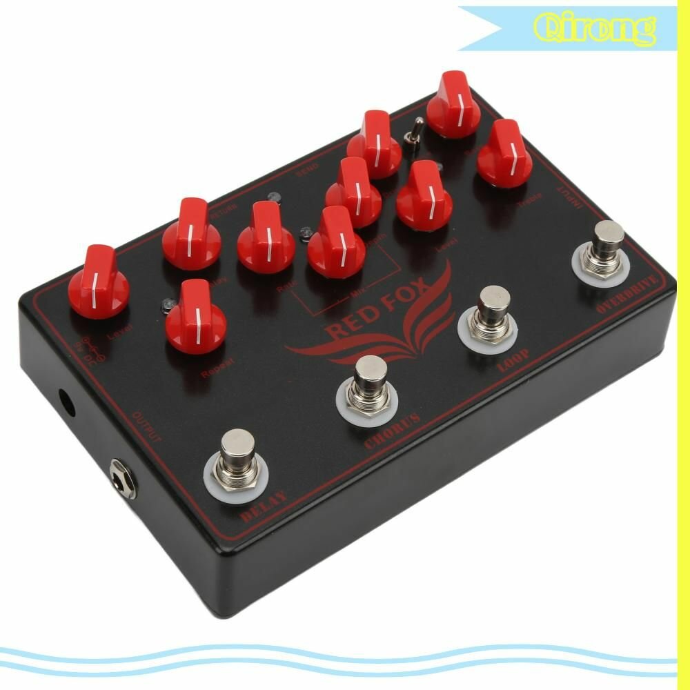 Синтезатор, четырехфункциональная гитара педаль эффектов для музыкантов