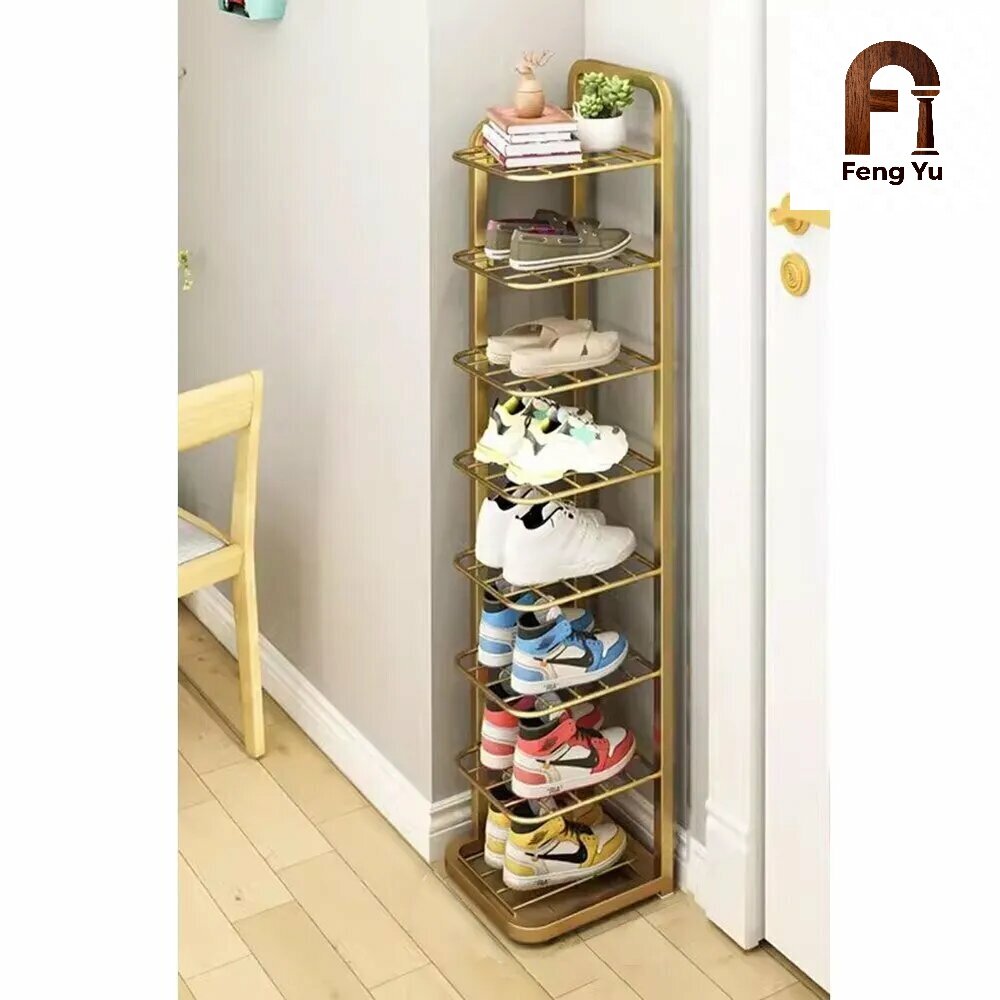 Эксклюзивная металлическая обувница 26х28х126.5 см