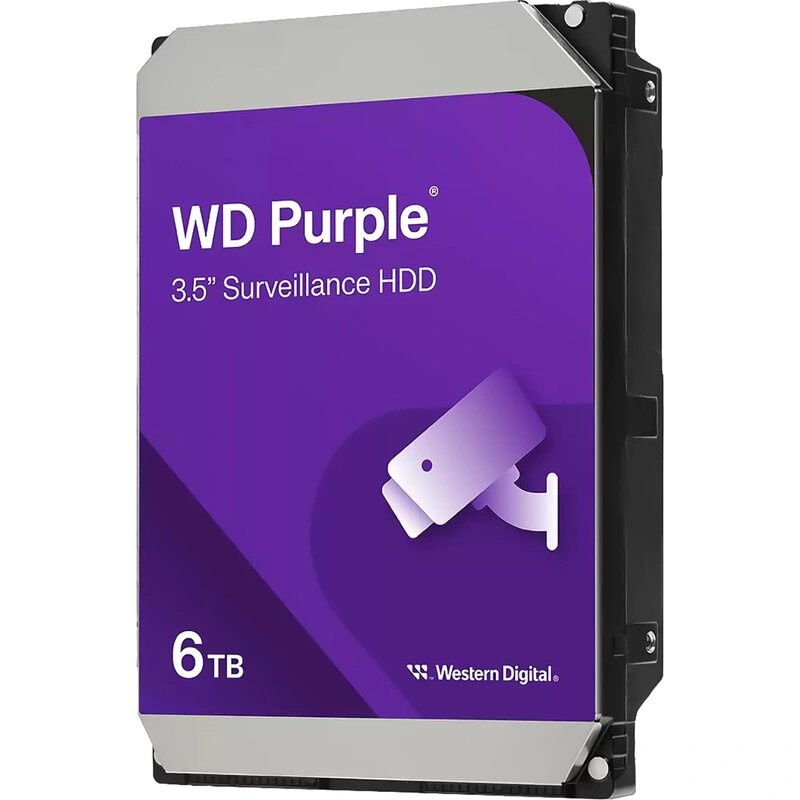Жесткий диск WD Purple 6TB 3.5 SATA (WD64PURZ)