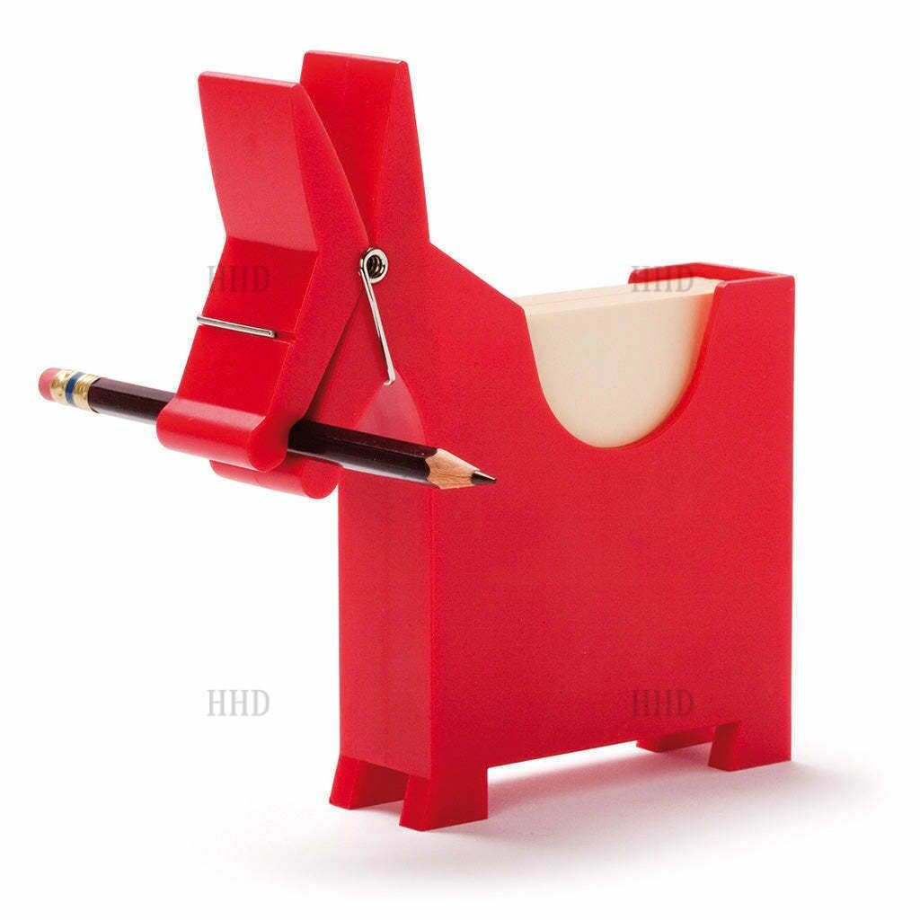 Держатель для бумаг Paper holder red, для квадратных листов, 14.5*9.5см Красные, 1 шт. — фото 1