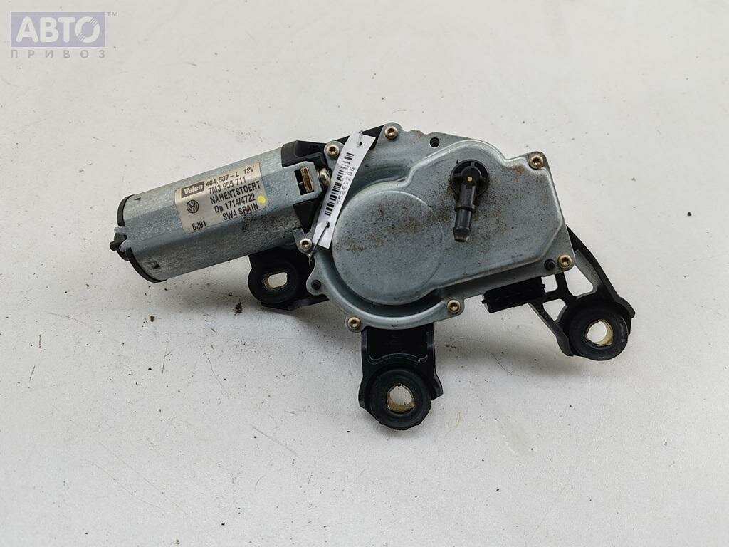 Двигатель стеклоочистителя заднего (моторчик дворников) Volkswagen Sharan (2000-2010)
