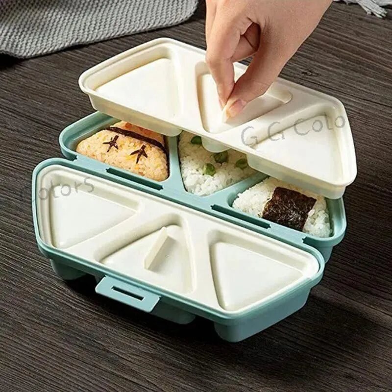 Форма для приготовления онигири, из пластика, складная, синяя