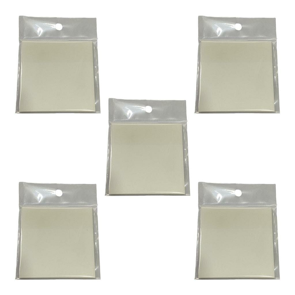 Блокноты с клейкой основой, 5 шт, Белый