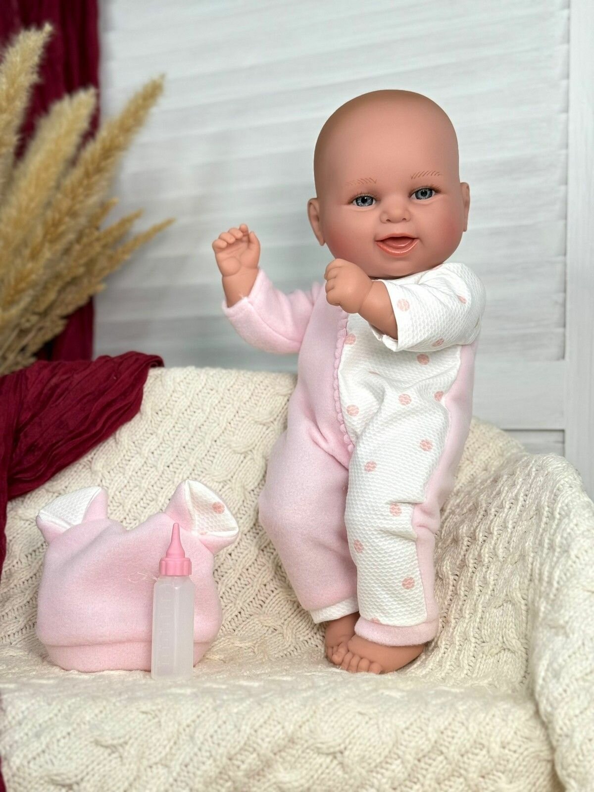 Кукла Manolo Dolls мягконабивная Baby 38см