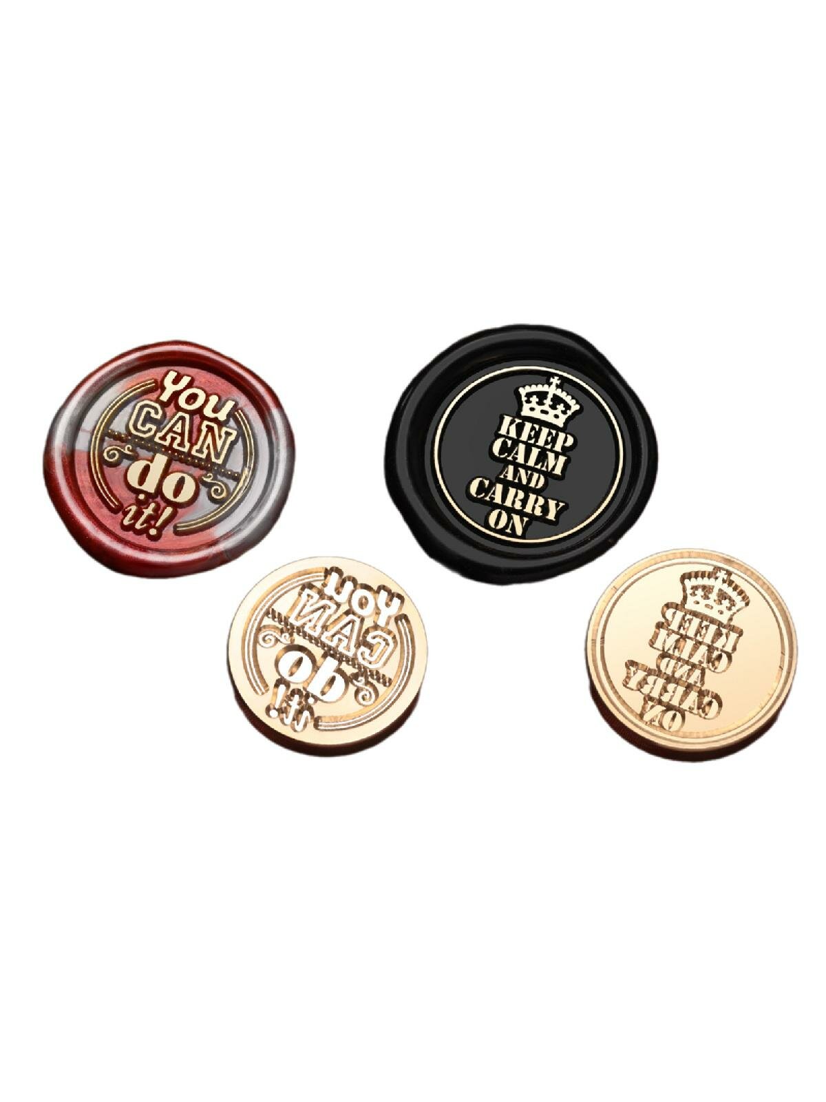 Латунный Уплотнительный штамп Замена головки штампа Сургучной печати Тиснение Уплотнительной головки штампа