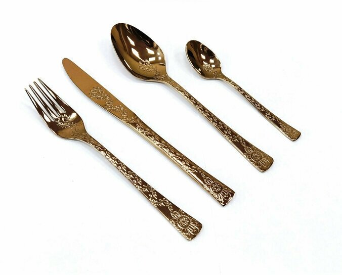 Набор столовых приборов Herdmar Namish COPPER, 24 предмета