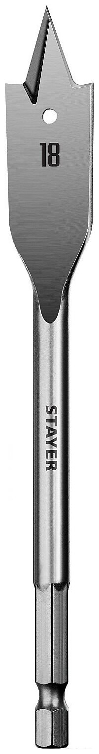 Сверло по дереву перовое STAYER FLAT 18x152мм 2950-18_z01