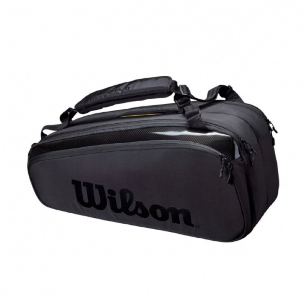 Теннисная сумка Wilson SUPER TOUR PRO STAFF BLACK (6 ракеток) арт. WR8010501001