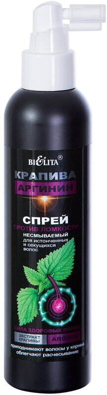 Белита спрей против ломкости несмываемый для истонченных и секущихся волос 200мл