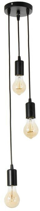 Светильник BayerLux «Трио» Е27 60 Вт черный 12×12×20-100 см