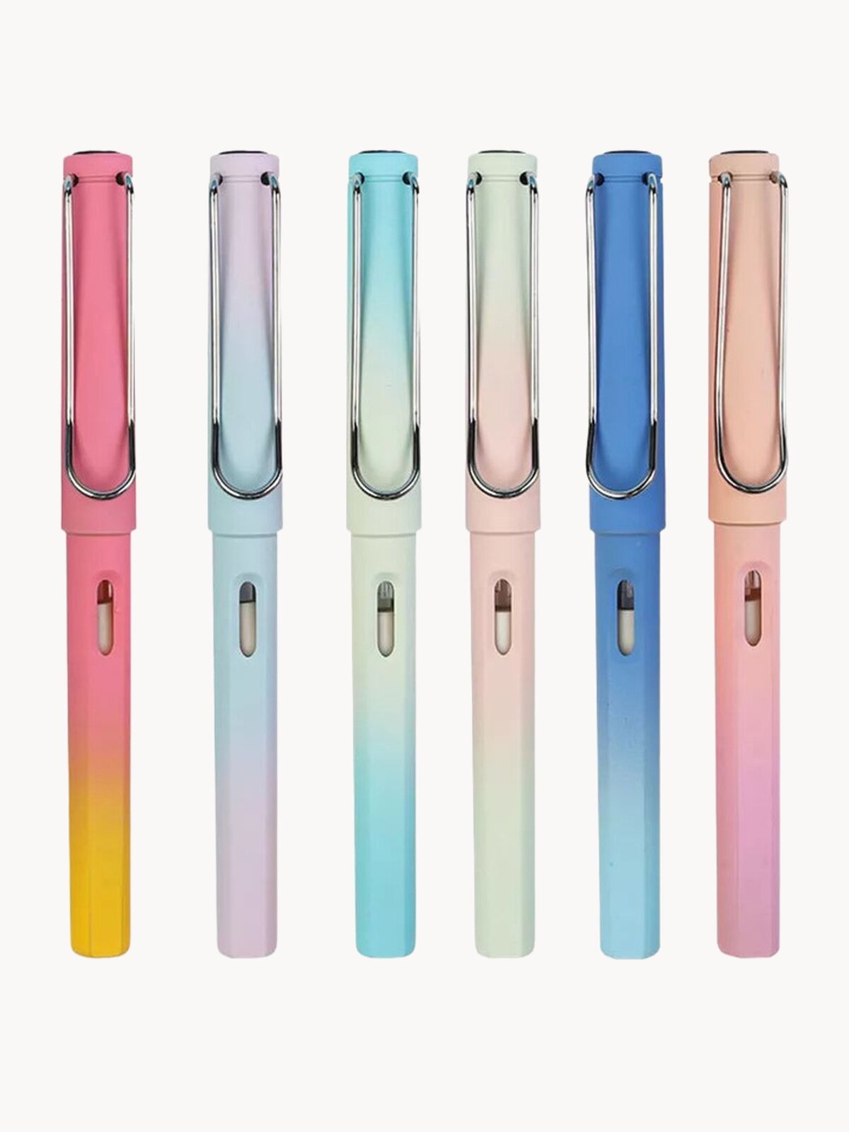 Набор вечных цветных карандашей S&A Company с ластиком, 6 штук