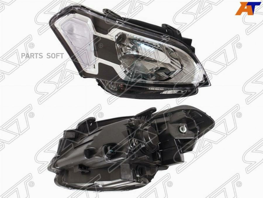 Фара Kia Soul 08-11 (Справа/ Галоген/ Ручная регулировка) SAT ST-223-1133R | цена за 1 шт