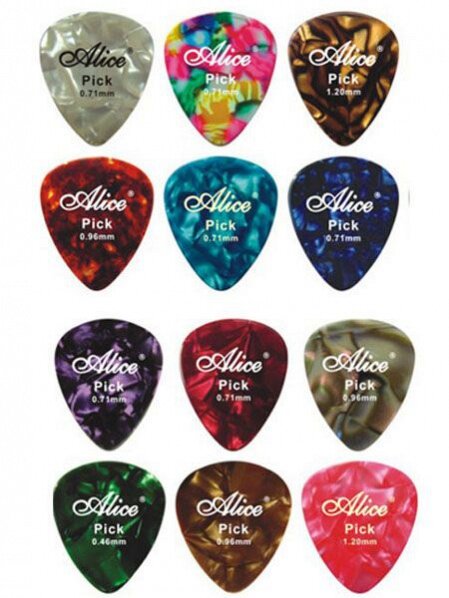 Медиатор Alice AP-180, перламутровый, 0.46 мм, 1 шт.