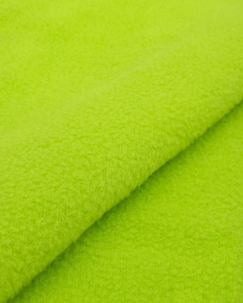 Ткань флис антипиллинг 220 гр. , цвет салатовый. Готовый отрез 1*1,5м