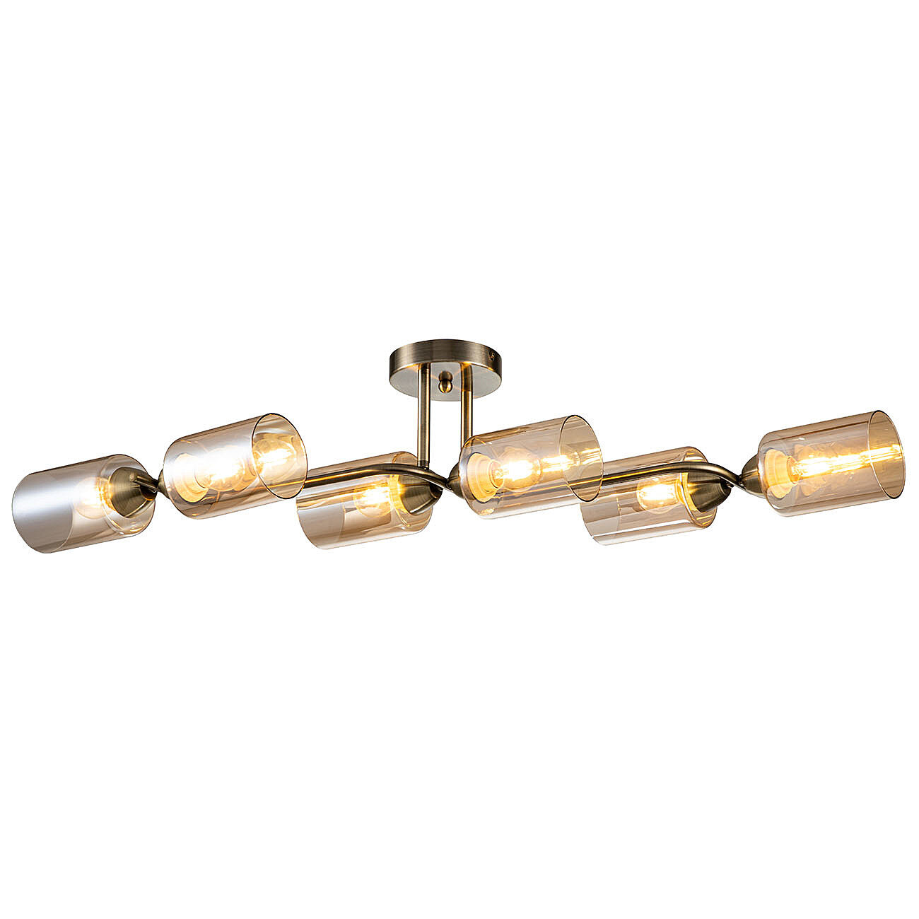 Потолочная люстра Escada Bungarus 1110/6P Bronze, E27, кол-во ламп:6шт, Бронза