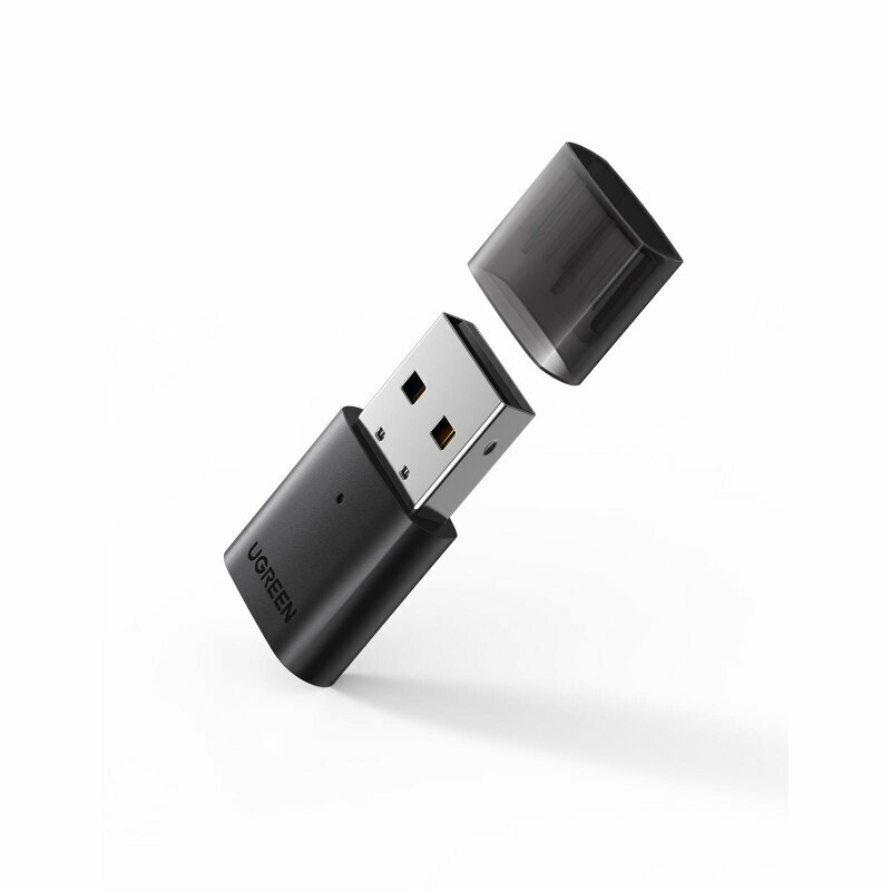 Адаптер Ugreen CM390 (80889) USB беспроводной Bluetooth 5.0 Adapter. черный, 1796212